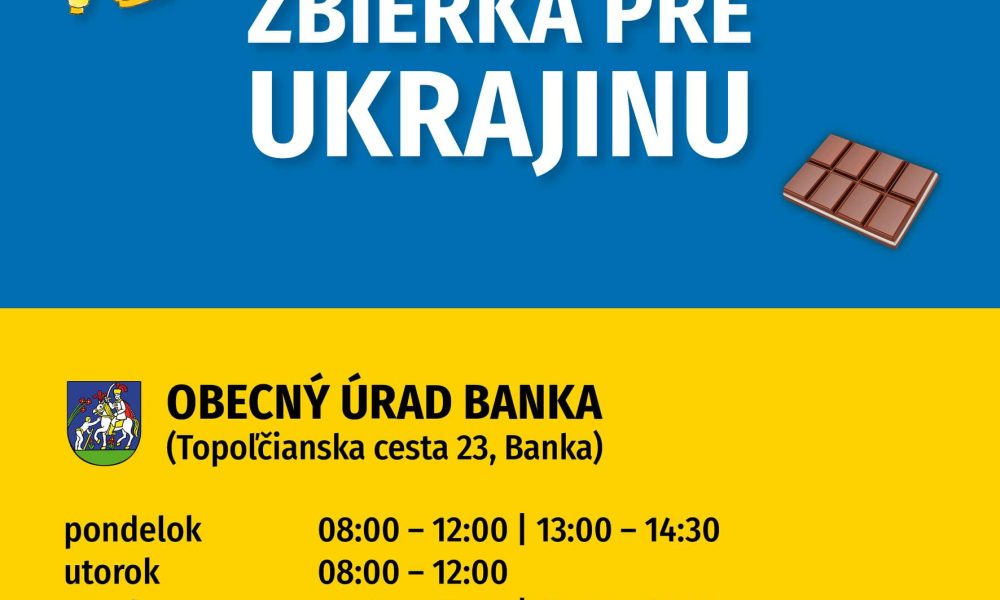 Obec Banka organizuje zbierku pre Ukrajinu – pnky.sk